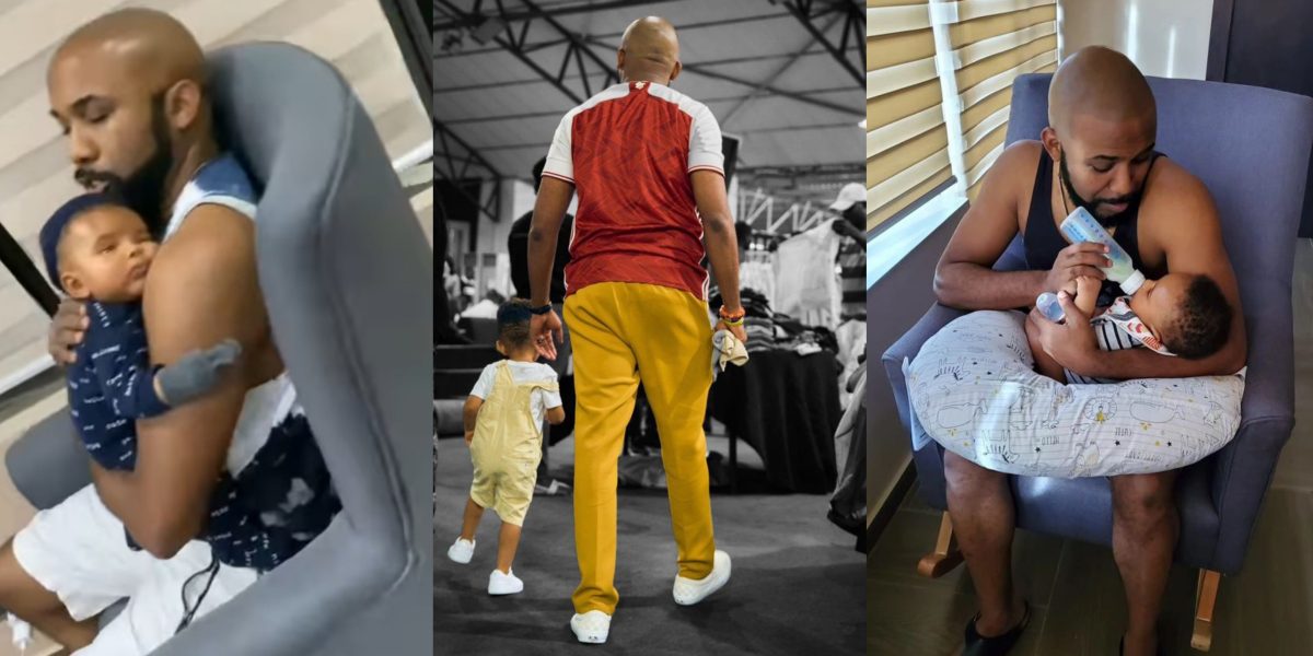 "Banky W's Heartwarming Connection with His Son Amidst Fatherhood ...