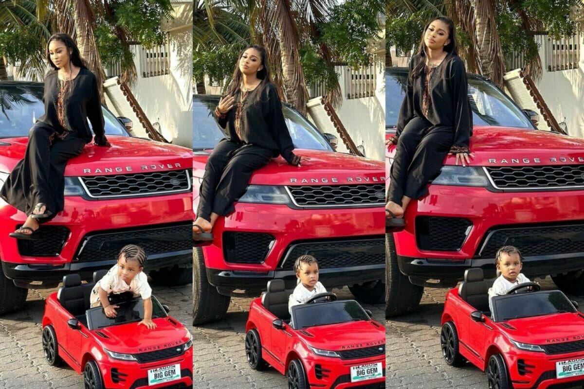 Actress Yetunde Barnabas and Daughter Twin in Range Rover, Melting ...
