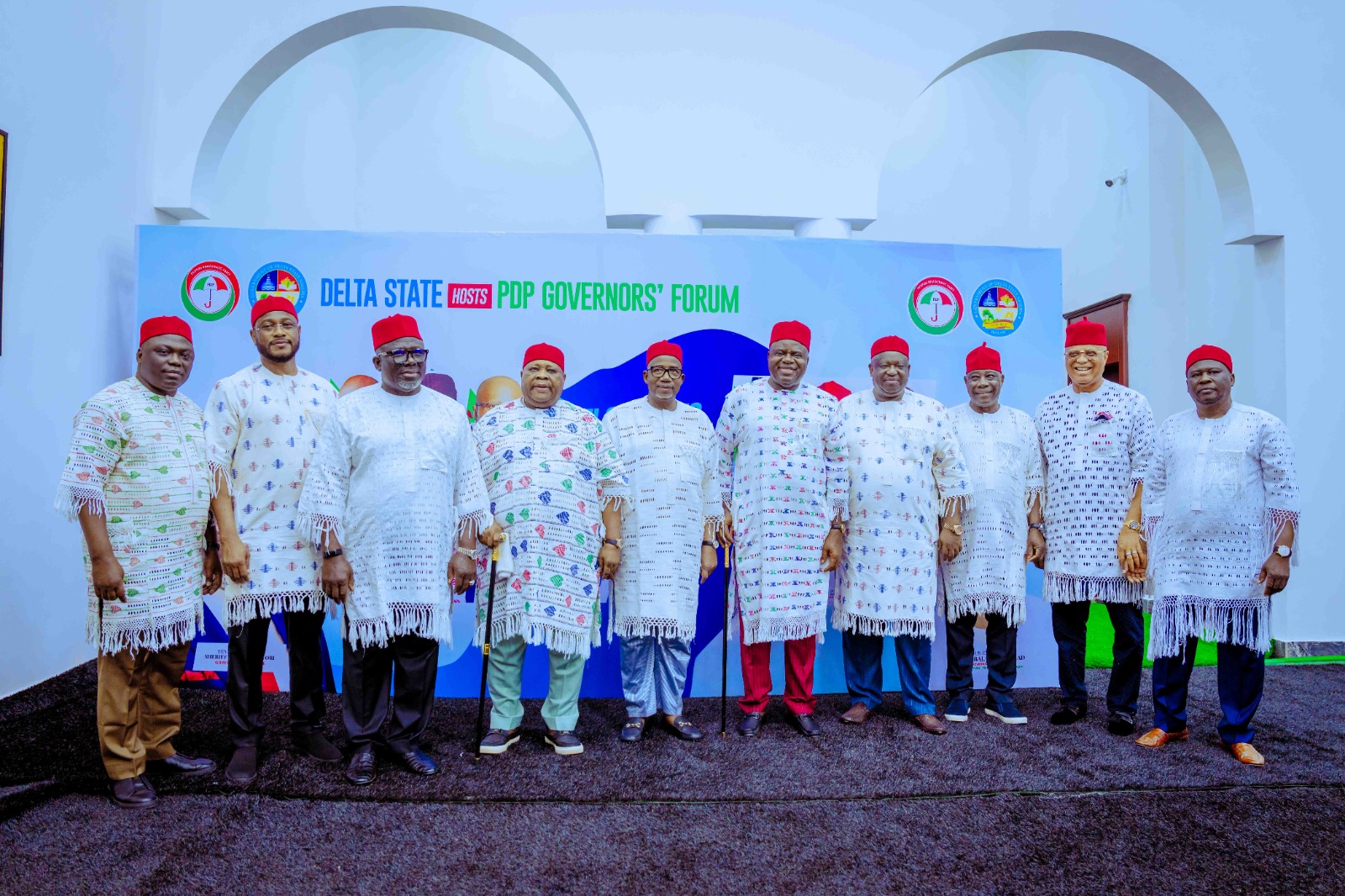 PDP Governors laud Oborevwori for massive infrastructural devt of Delta ...