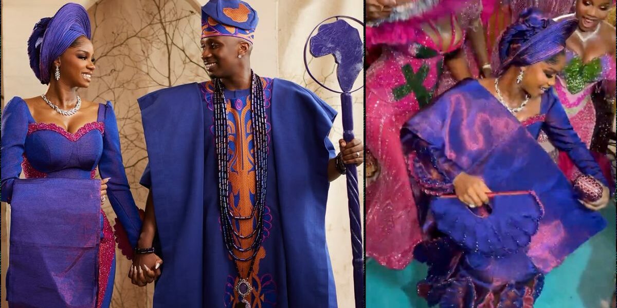 Priscilla Ojo Makes Joyful Entrance as Traditional Wedding Festivities ...